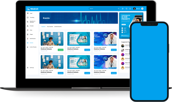 Medroll | Social Media Platform For Doctors