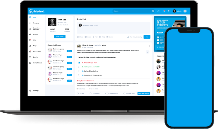 Medroll | Social Media Platform For Doctors